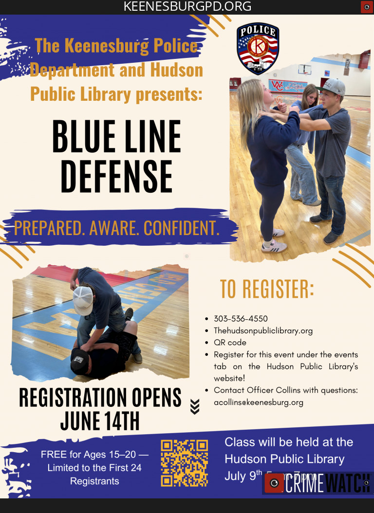 🚨 FREE Self-Defense Class for Teens & Young Adults 🚨 | Keenesburg ...