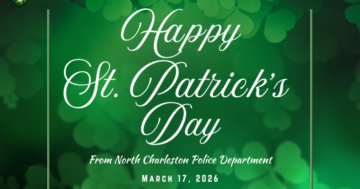 🌈 Happy St. Patrick's Day 🍀 | North Charleston Police Department